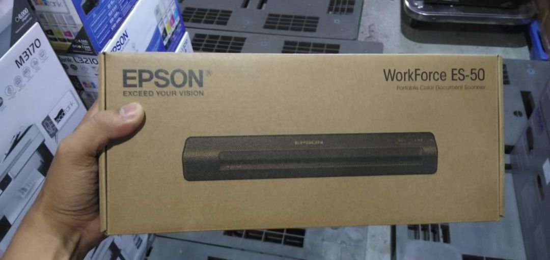 Epson Work Force ES-50 Portable Sheet fed Document Scanner, Computers & Tech, Printers, Scanners ...