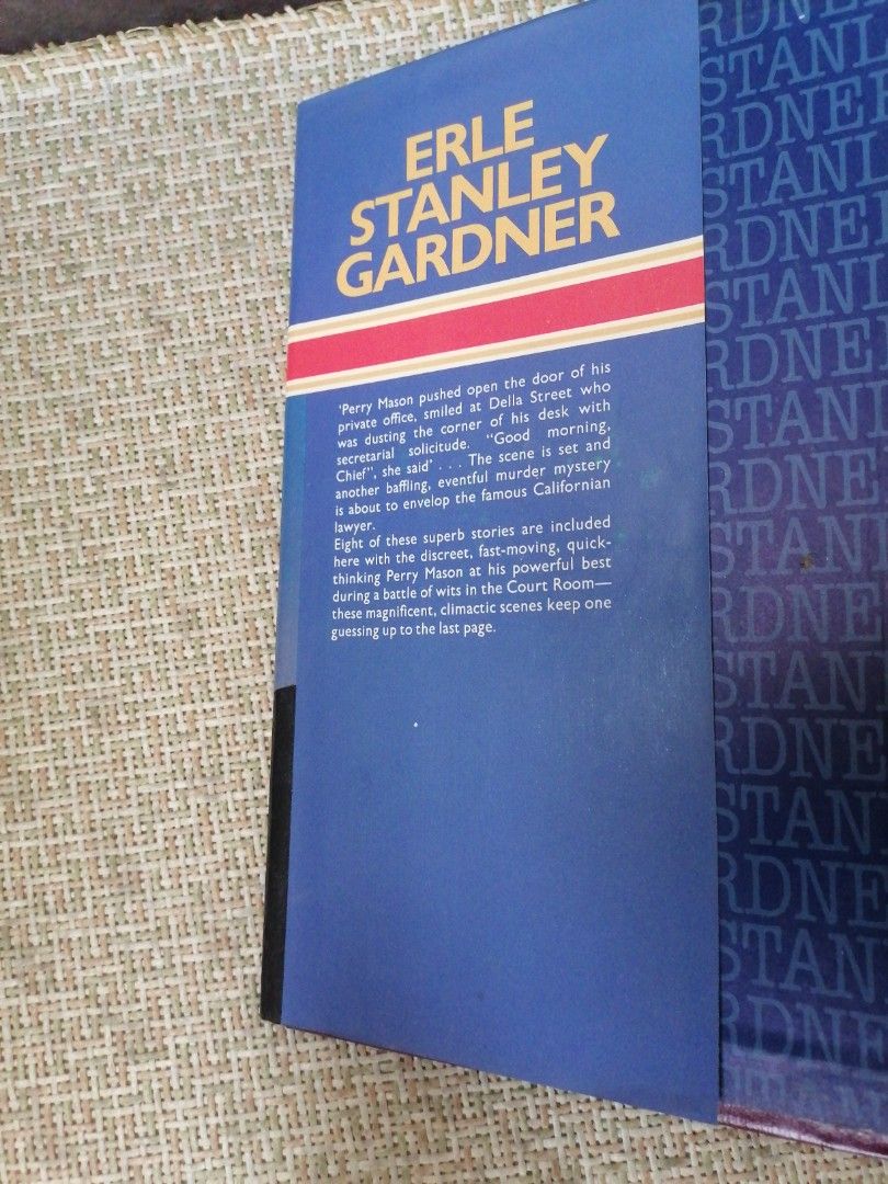 Vintage Book Erle Stanley Gardner Perry Mason In The Case Of The
