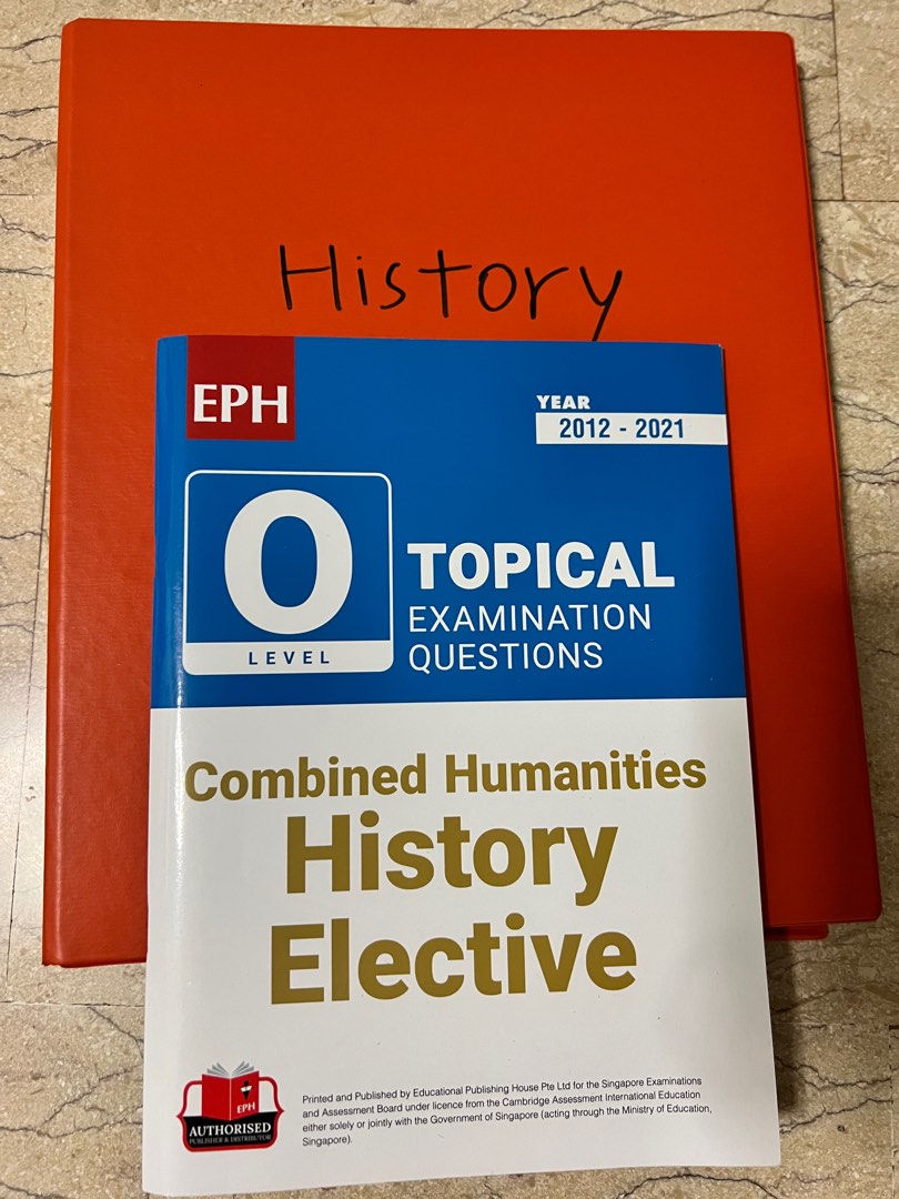 FANTASTIC O-Level History file with notes, practices, answers all from ...