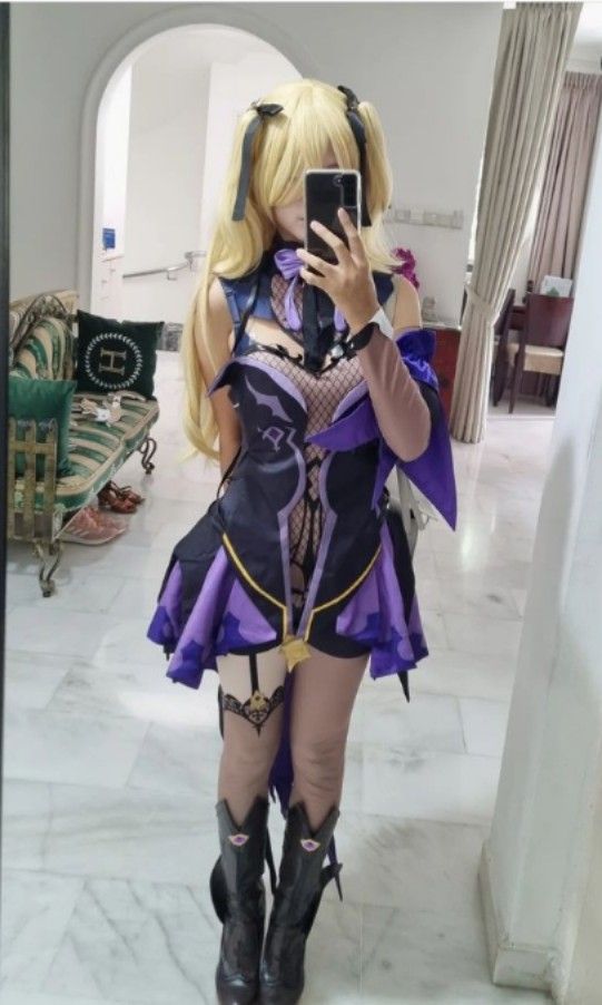 Fischl Cosplay Genshin Hobbies Toys Memorabilia Collectibles J Pop On Carousell
