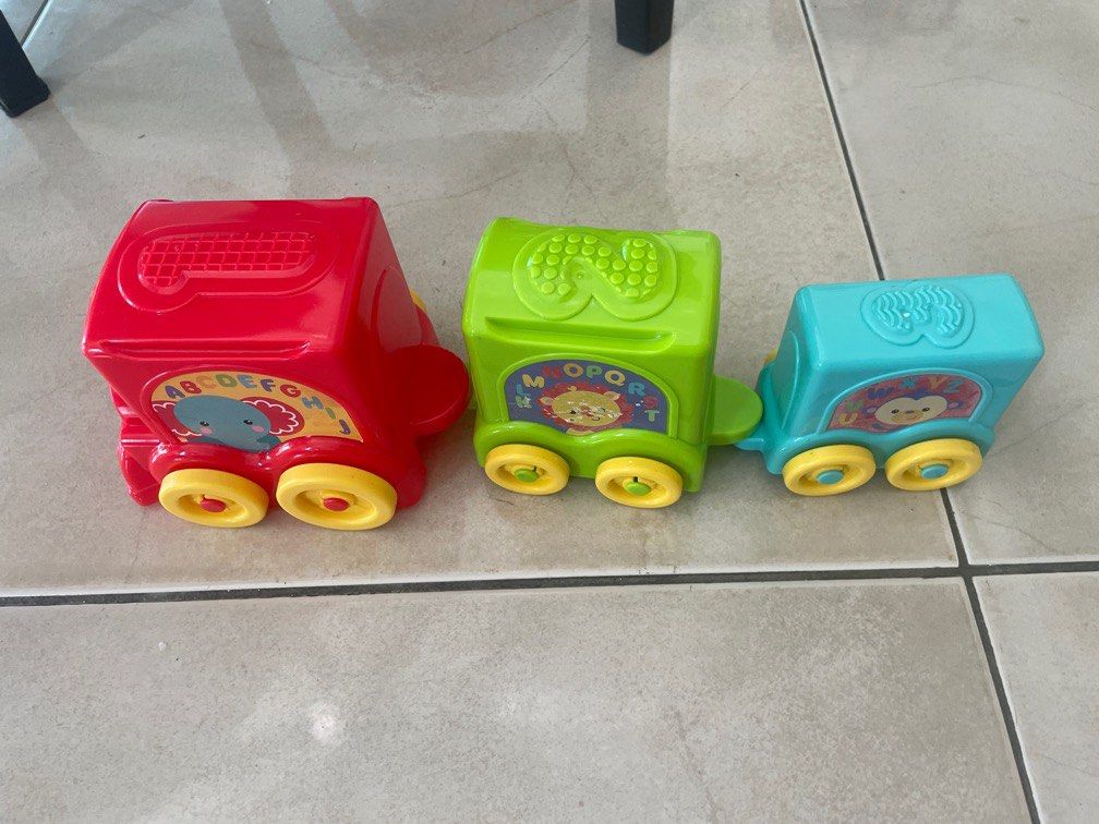Fisher price stack and roll Choo Choo train, Babies & Kids, Infant ...