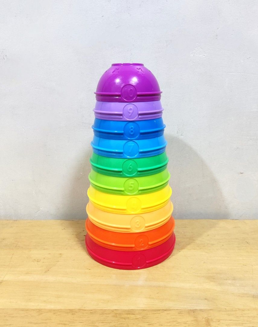 Fisher-price stack & roll cups, Hobbies & Toys, Toys & Games on Carousell