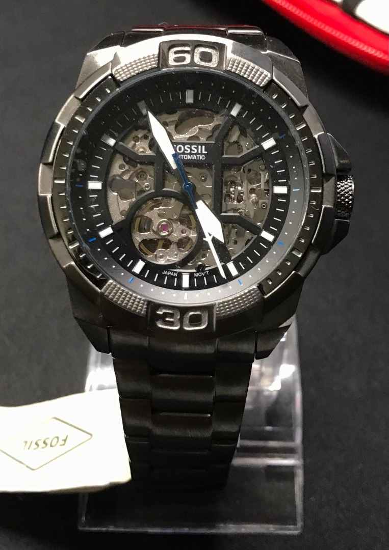 Fossil Bronson Automatic Analog Black Dial Men's Watch-ME3218 (Imported ...