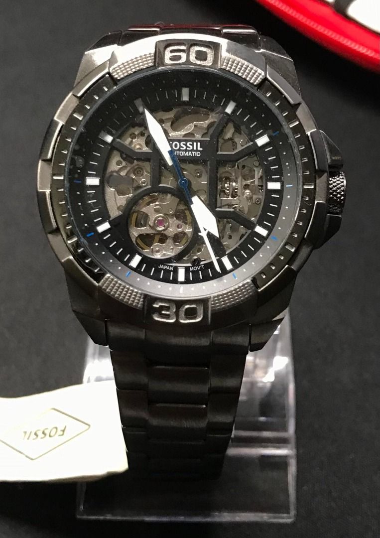 Fossil Bronson Automatic Analog Black Dial Men's Watch-ME3218 (Imported ...