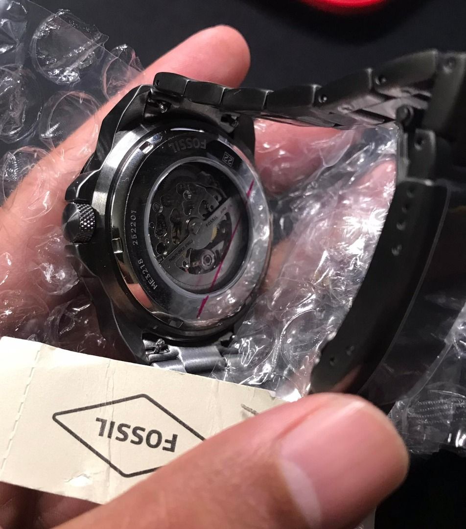 Fossil Bronson Automatic Analog Black Dial Men's Watch-ME3218 (Imported ...