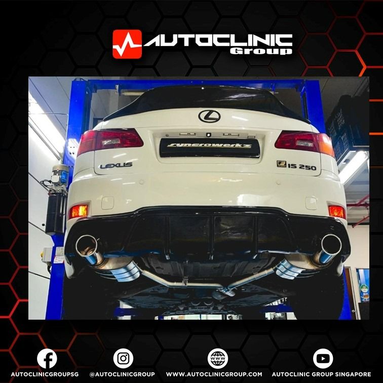 Invidia Q300 Axle-Back Exhaust System With Rolled Titanium Burnt Tips ...