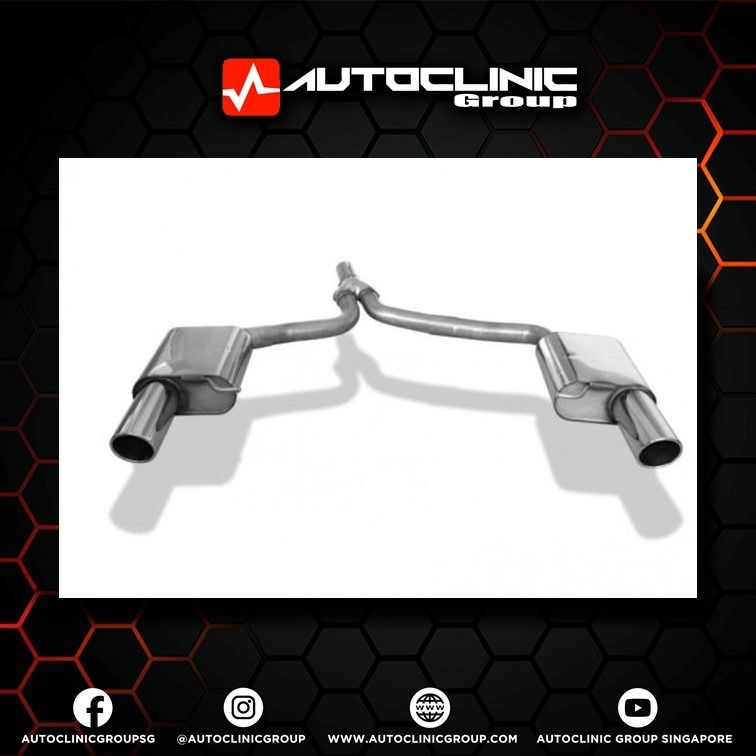 FOX Slip-on Exhaust System for Audi A4 B9 | Stainless steel exhaust ...
