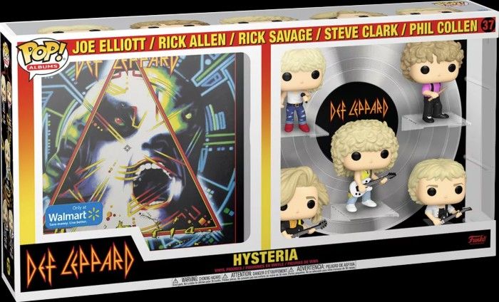 Funko Pop! Albums: Def Leppard - Hysteria Deluxe 5-pack, Hobbies & Toys ...