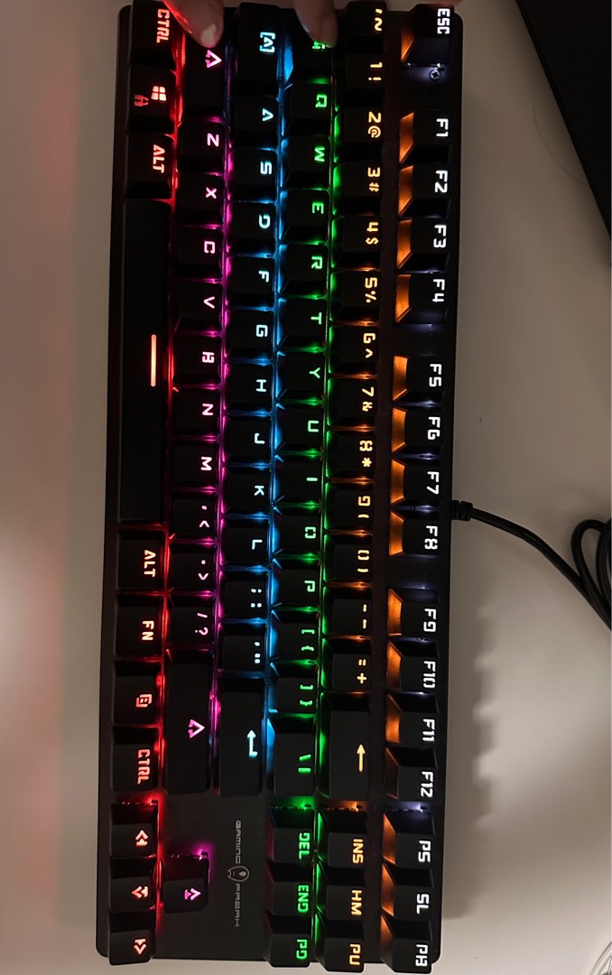 GAMING FREAK GK-GT XX87-RD RED SWITCH RGB MECHANICAL KEYBOARD ...