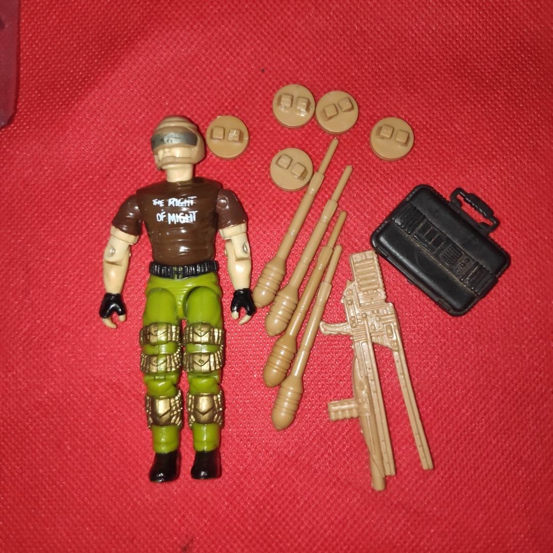 GI Joe SALVO (v1) vintage (1990) 3.75 inches, Hobbies & Toys, Toys ...
