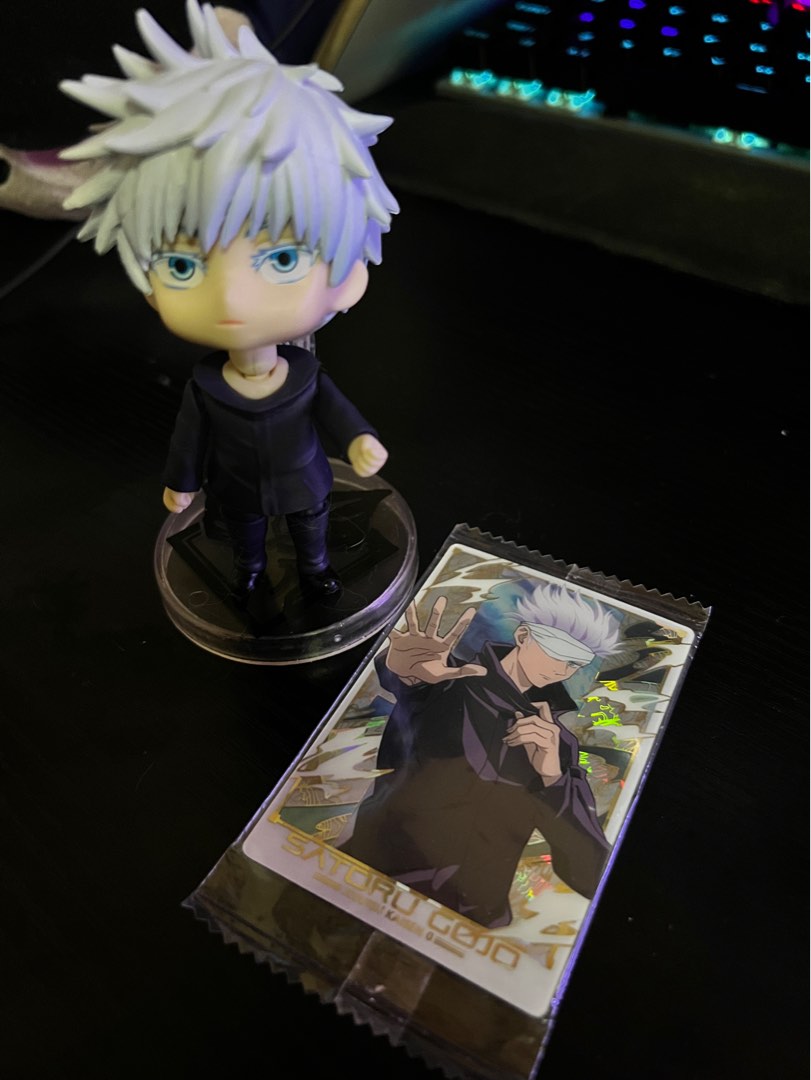 gojo wafer card!, Hobbies & Toys, Memorabilia & Collectibles, Fan ...