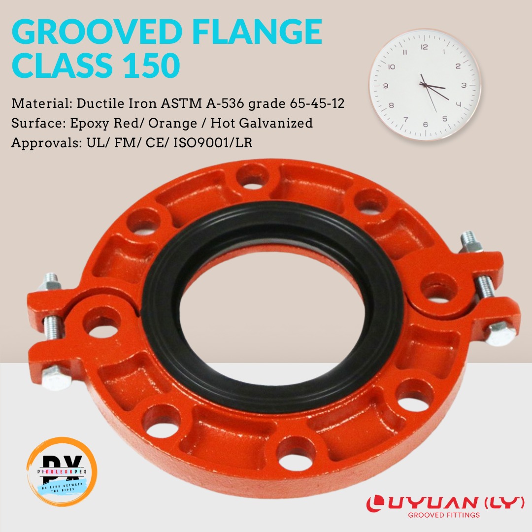 GROOVED FLANGE ADAPTER CLASS 150, Commercial & Industrial, Construction ...