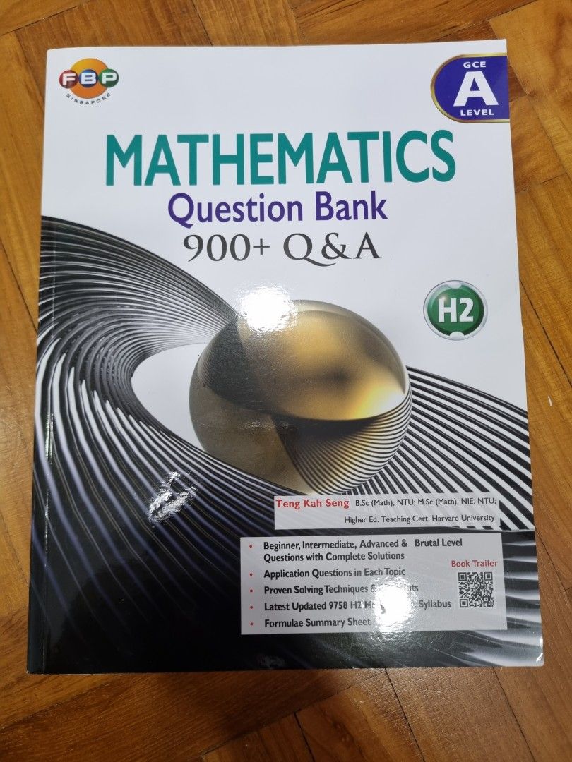 H2 math question bank 900+ Q&A, Hobbies & Toys, Books & Magazines ...