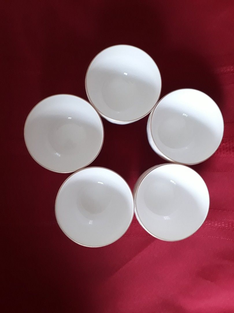 Hanae Mori Dinnerware Porcelain Small Bowls - Set of 5, Furniture ...