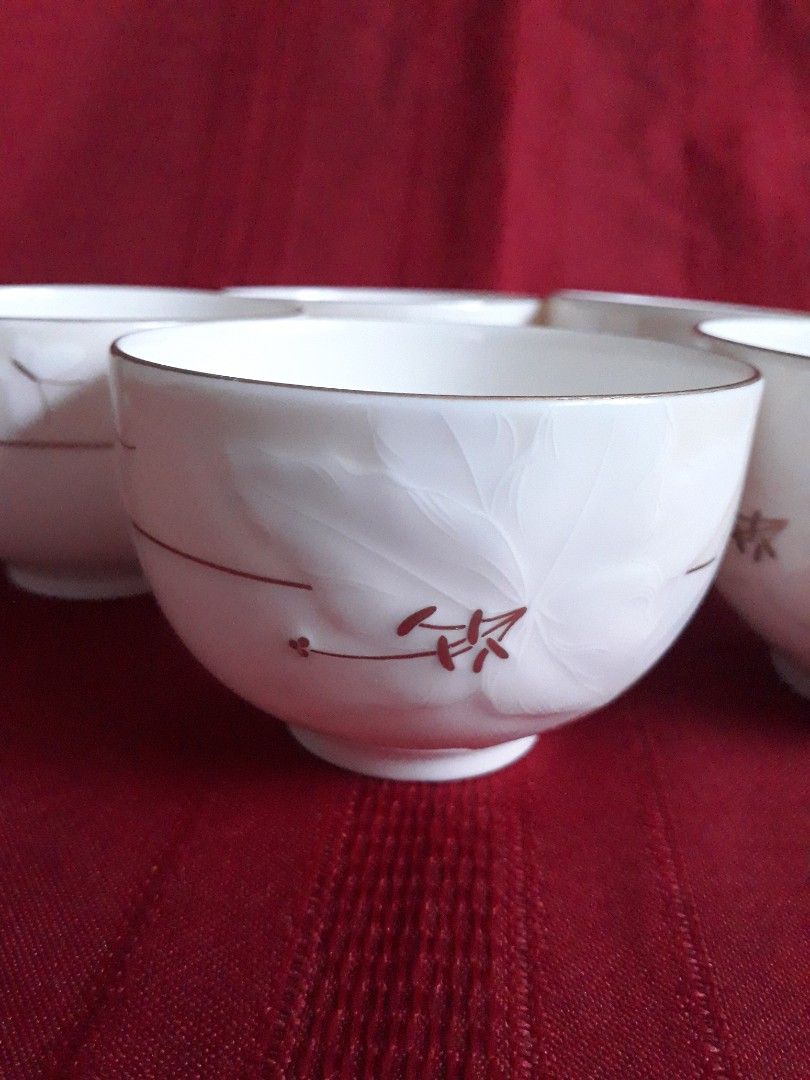 Hanae Mori Dinnerware Porcelain Small Bowls - Set of 5, Furniture ...