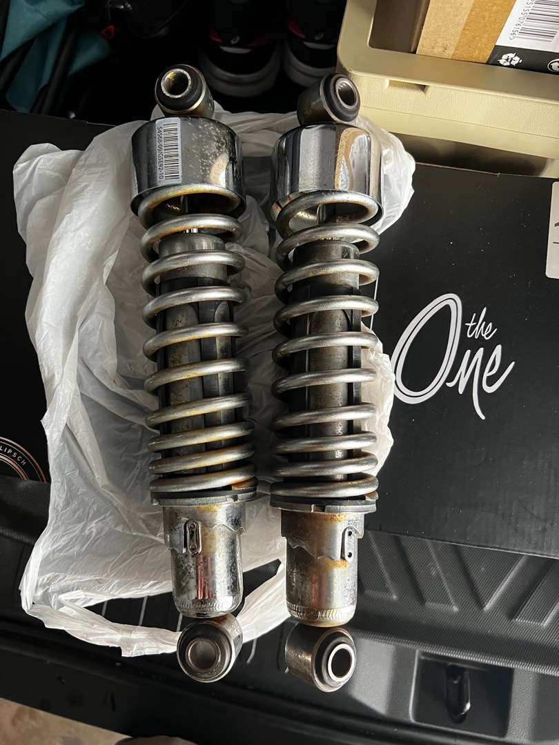 Harley Davidson Sportster Original Rear Shocks, Motorcycles, Motorcycle ...