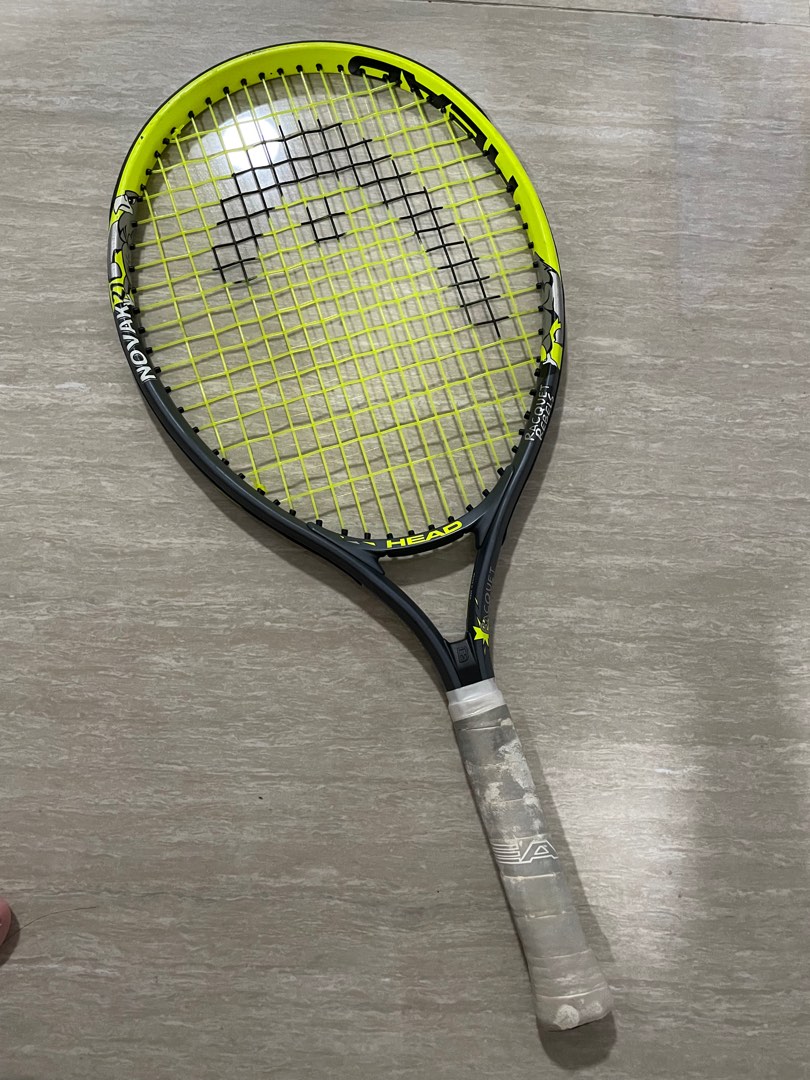 Head Novak21 tennis racket (junior) 4-6years, Sports Equipment, Sports ...