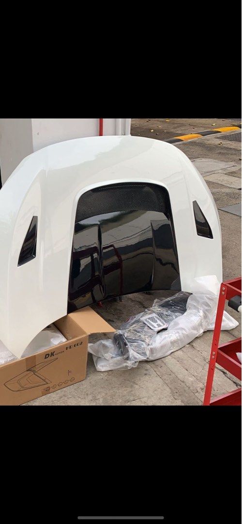 Honda Civic FC real carbon fibre bonnet , fender , boot and all other ...