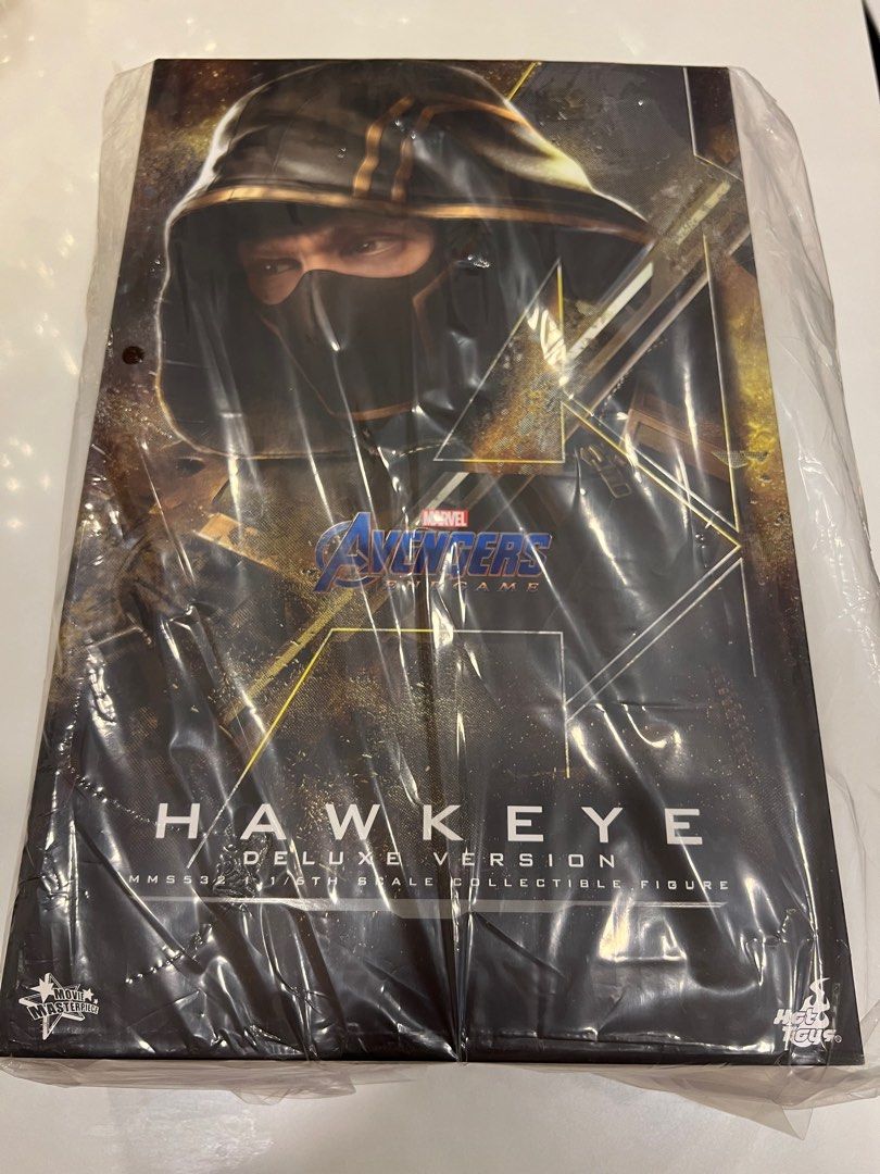 Hot Toys Hawkeye MMS532 Deluxe Version Avengers End Game, Hobbies ...