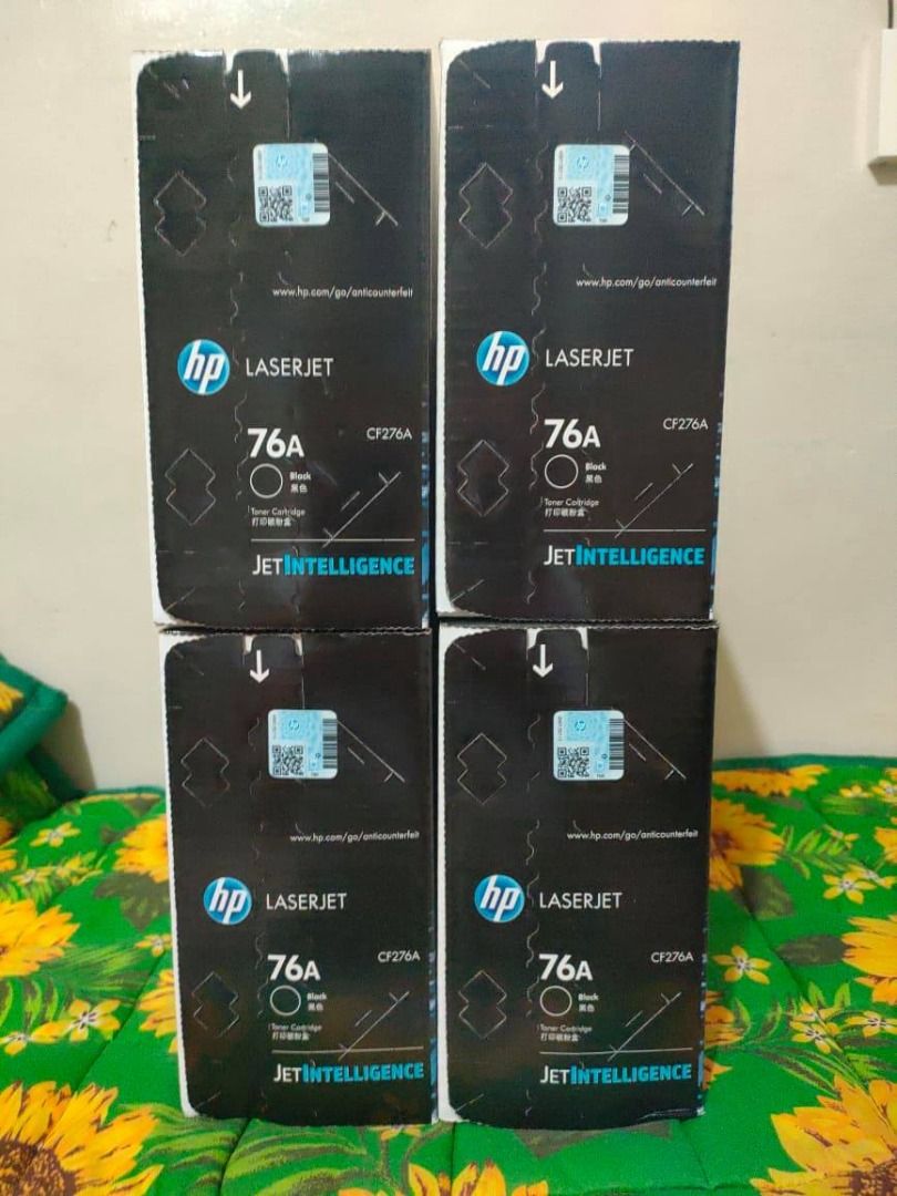 HP 76A Black Original LaserJet Toner Cartridge, Computers & Tech ...