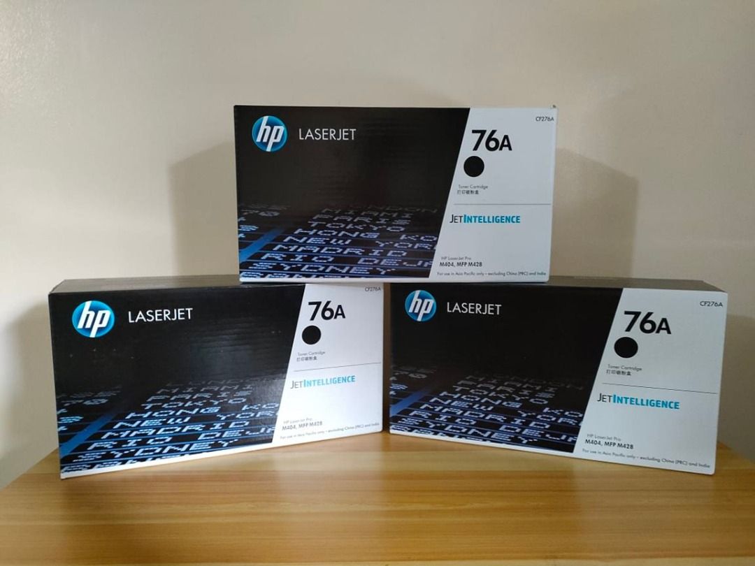 HP 76A Black Original LaserJet Toner Cartridge, Computers & Tech ...