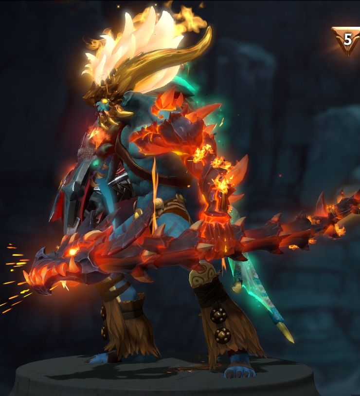 Huskar golden draca mane (very rare item from TI11 Battle Pass), Video ...