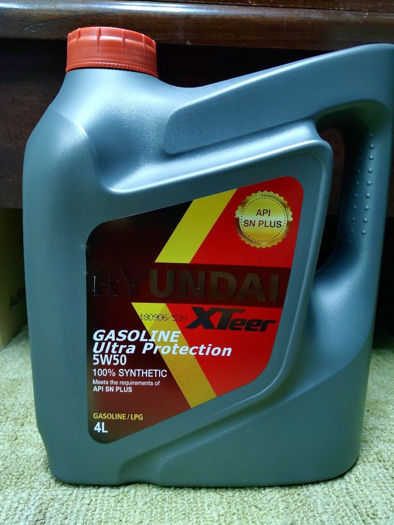 HYUNDAI XTeer Fully Synthetic Engine Oil 5w50, Car Accessories ...