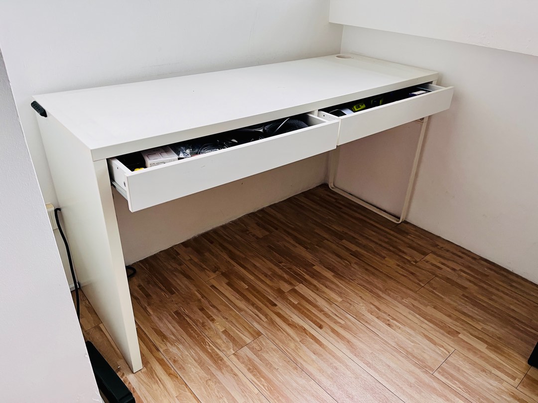 IKEA Micke, Furniture & Home Living, Furniture, Tables & Sets on Carousell