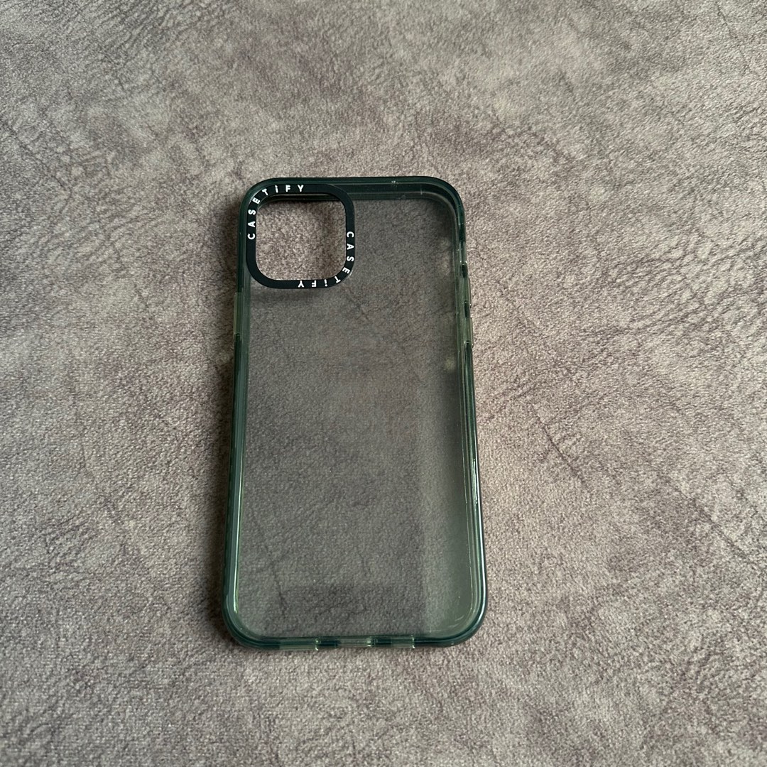 iPhone 12 / 12 Pro Clear Green Casetify, Mobile Phones & Gadgets ...