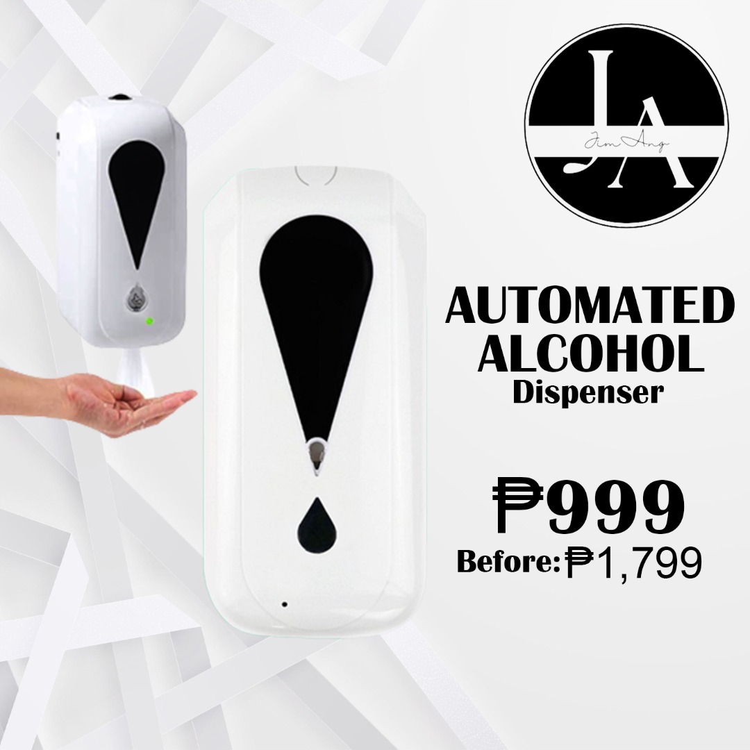 JIMANG Automatic Alcohol Dispenser 1200ml, Health & Nutrition ...