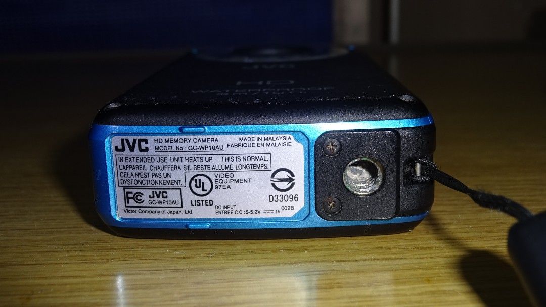 JVC PICSIO HD Memory Camera GC-WP10AU digital camera, Photography ...