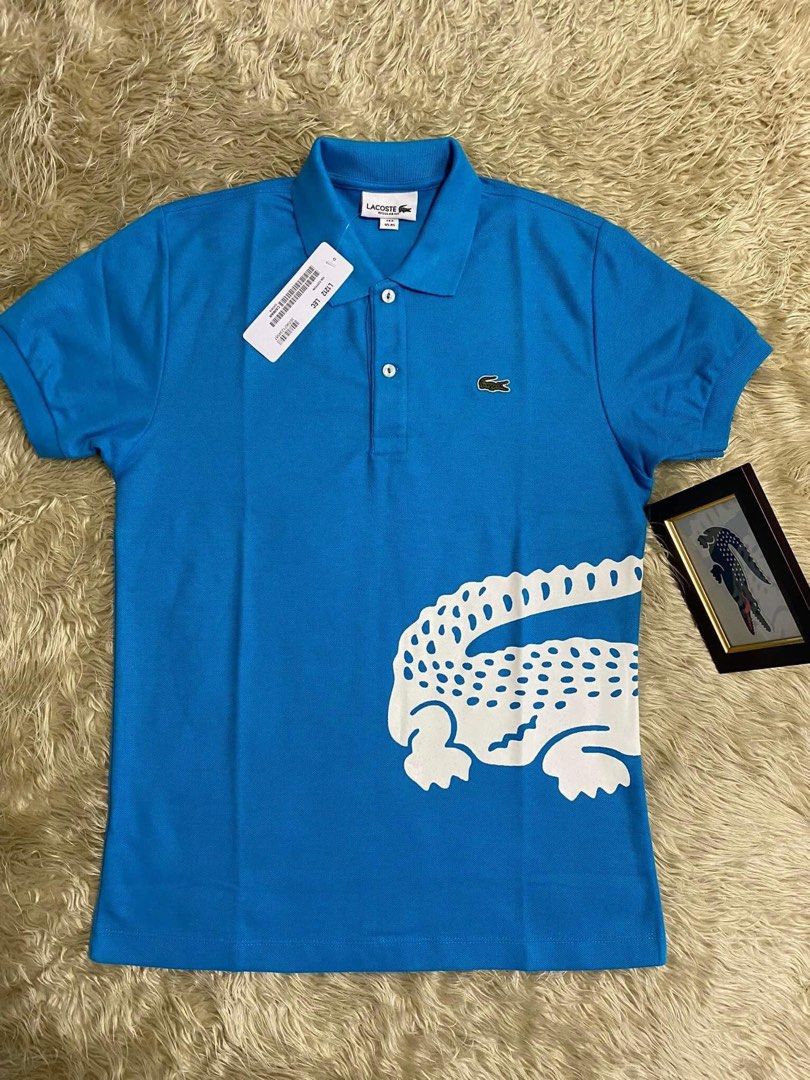 Lacoste Big Crocs Polo Shirt For Men, Men's Fashion, Tops & Sets, Tshirts & Polo Shirts on Carousell