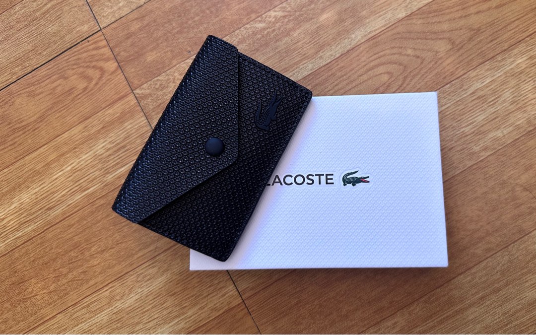 Lacoste Card Holder, Women's Fashion, Bags & Wallets, Wallets & Card ...