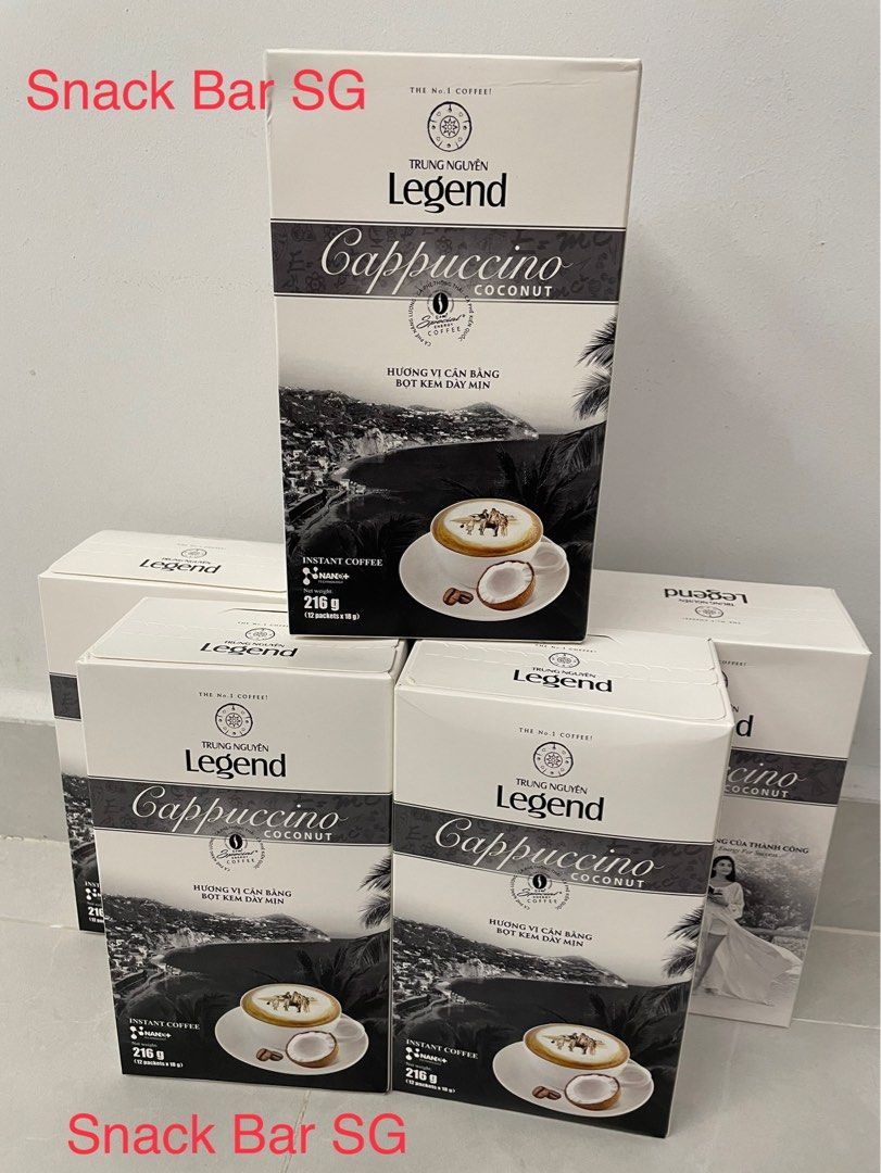 Legend cappuccino coconut / instant coffee - 1 box 12 sticks - Trung ...