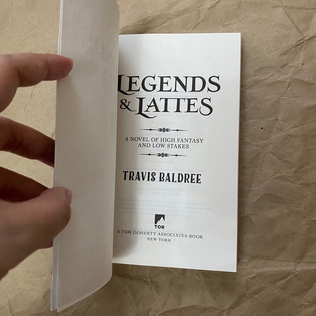 Legends & Lattes by Travis Baldree, Hobbies & Toys, Books & Magazines ...