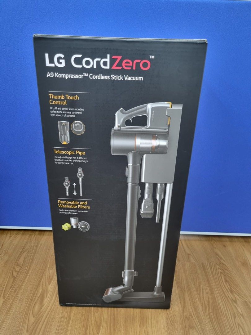 Lg Cord Zero A9 Kompressor Cordless Stick Vacuum Tv And Home