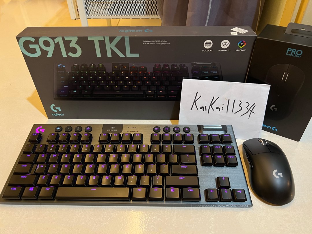 Logitech G913 Tkl Gaming Keyboard Computers And Tech Parts And Accessories Computer Keyboard On