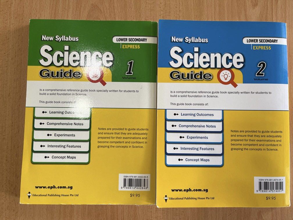 Lower Sec Science Guide Vol 1 & 2, Hobbies & Toys, Books & Magazines ...