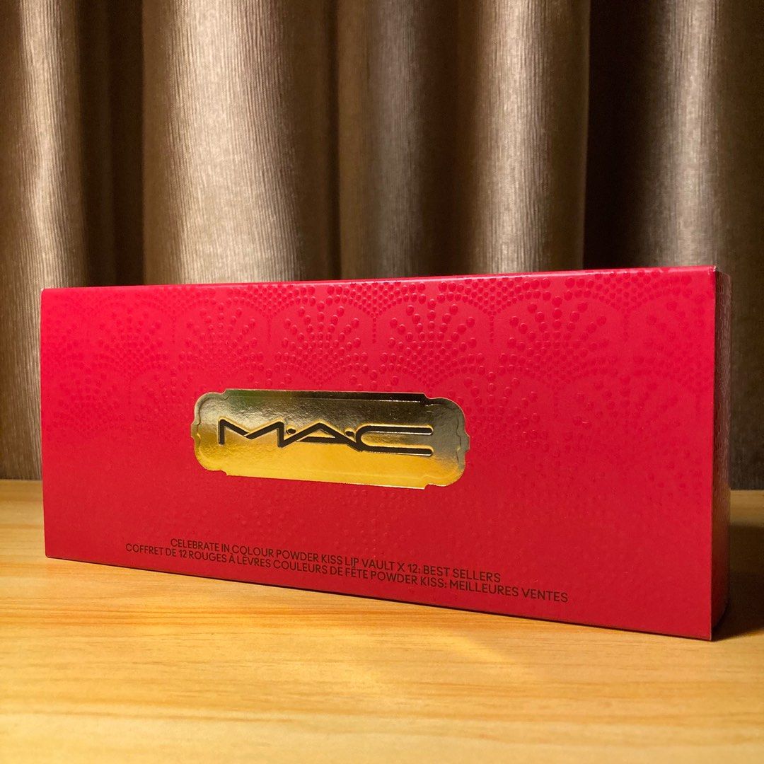 MAC Limited Edition Celebrate In Colour Powder Kiss Lipstick Vault X 12 ...