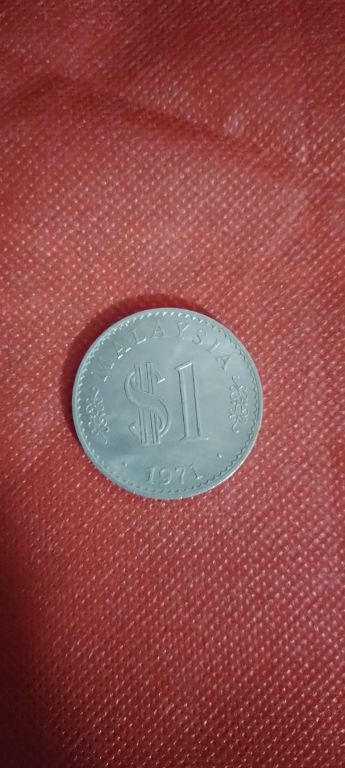Malaysian 1971 One Ringgit Coin, Hobbies & Toys, Collectibles ...
