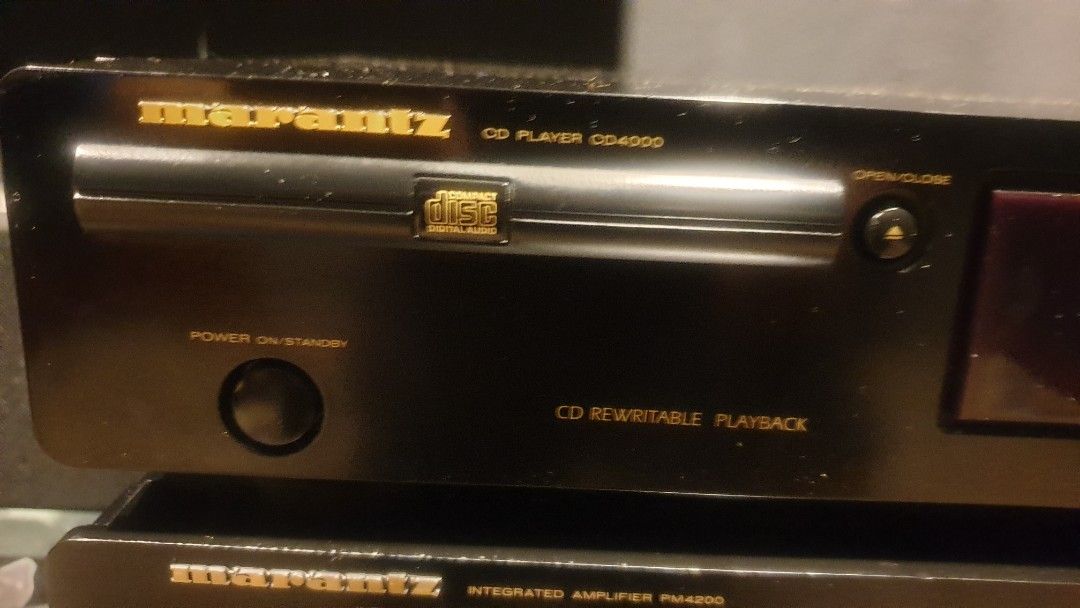 Marantz cd player model cd4000, Audio, Other Audio Equipment on Carousell