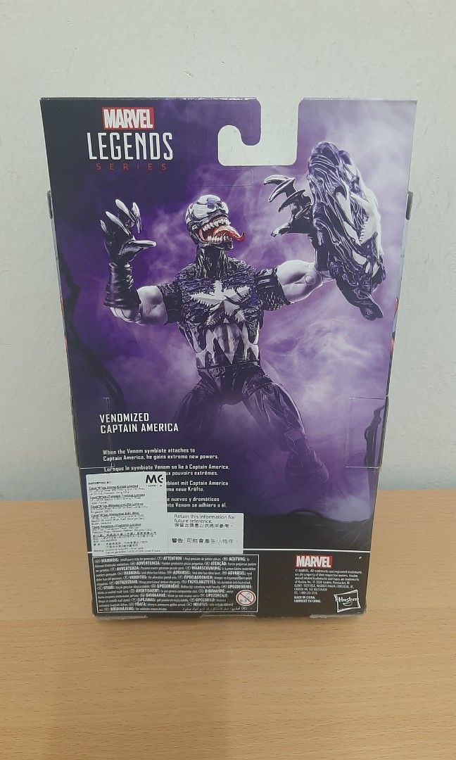 Marvel Legends - Spider-Man Maximum Venom - Venomized Captain America ...
