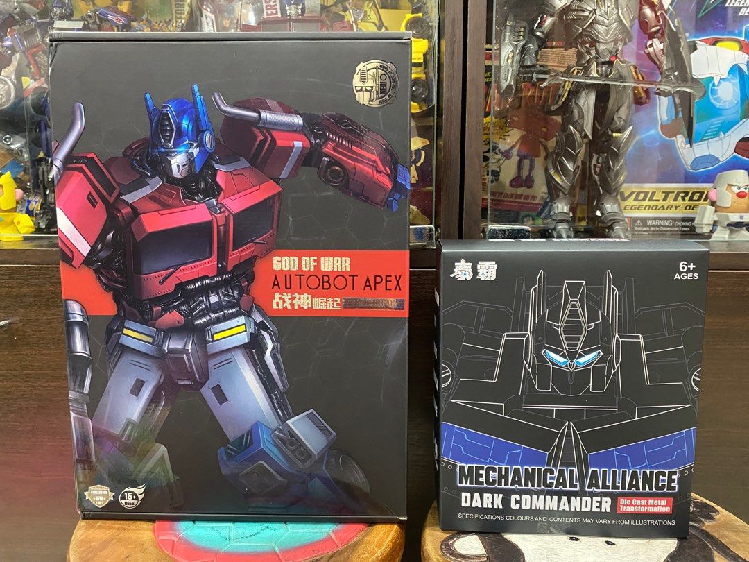 Mechanical Alliance Dark Commander Optimus Prime 18cm Die cast metal ...