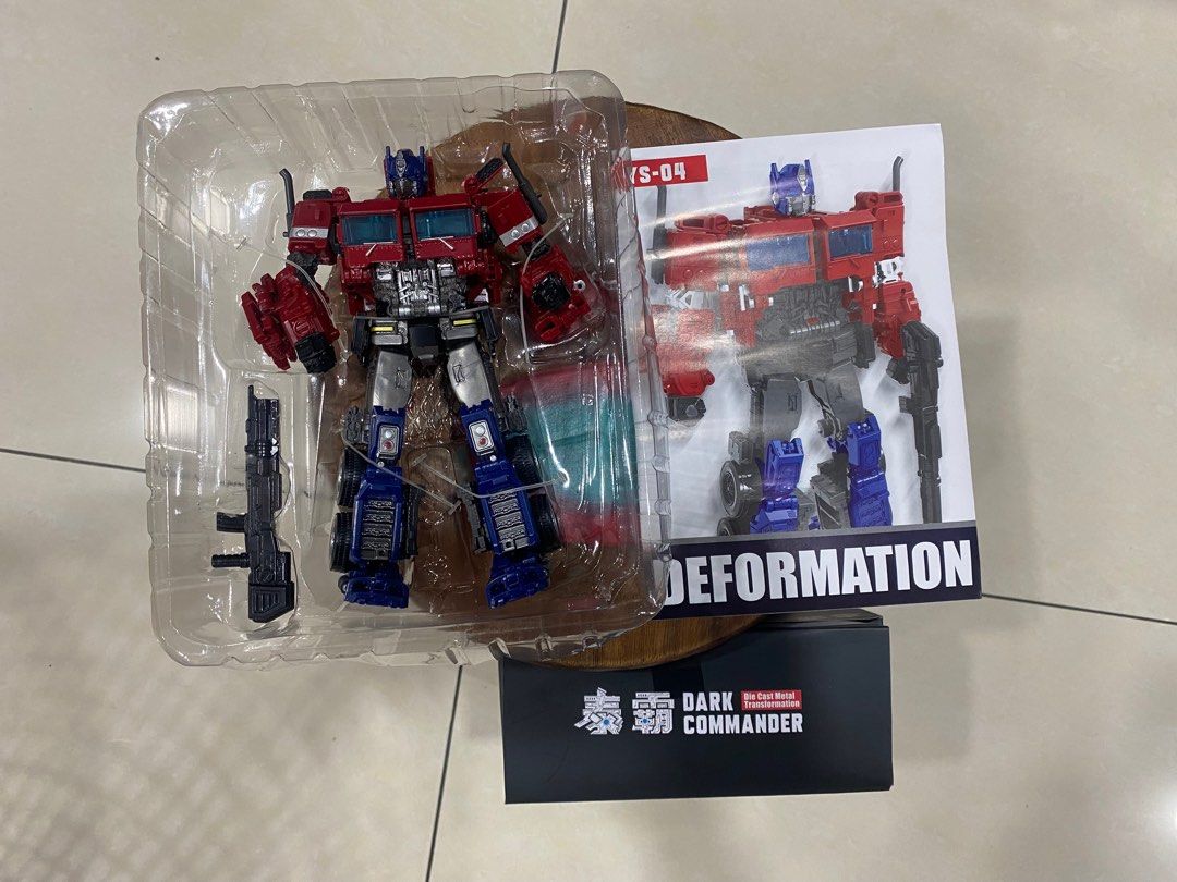 Mechanical Alliance Dark Commander Optimus Prime 18cm Die cast metal ...