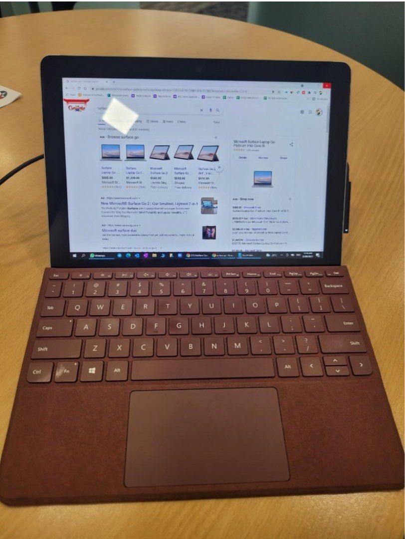 Microsoft Surface Go with keyboard and surface pen, Computers & Tech ...