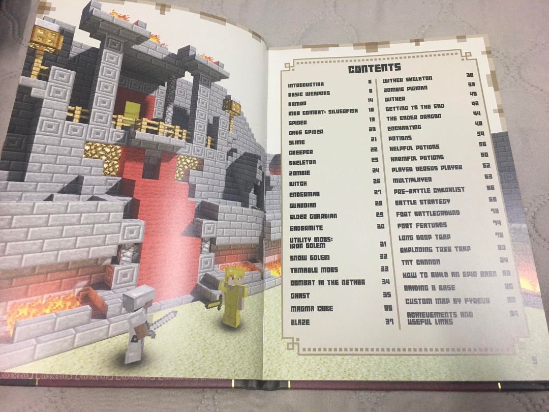 Minecraft Combat Handbook, Hobbies & Toys, Books & Magazines ...