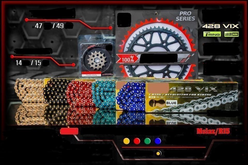 Moto Zippy Singapore Yamaha TFX150 M-Slaz Xabre R15 V1 V2 428 VIX T ...