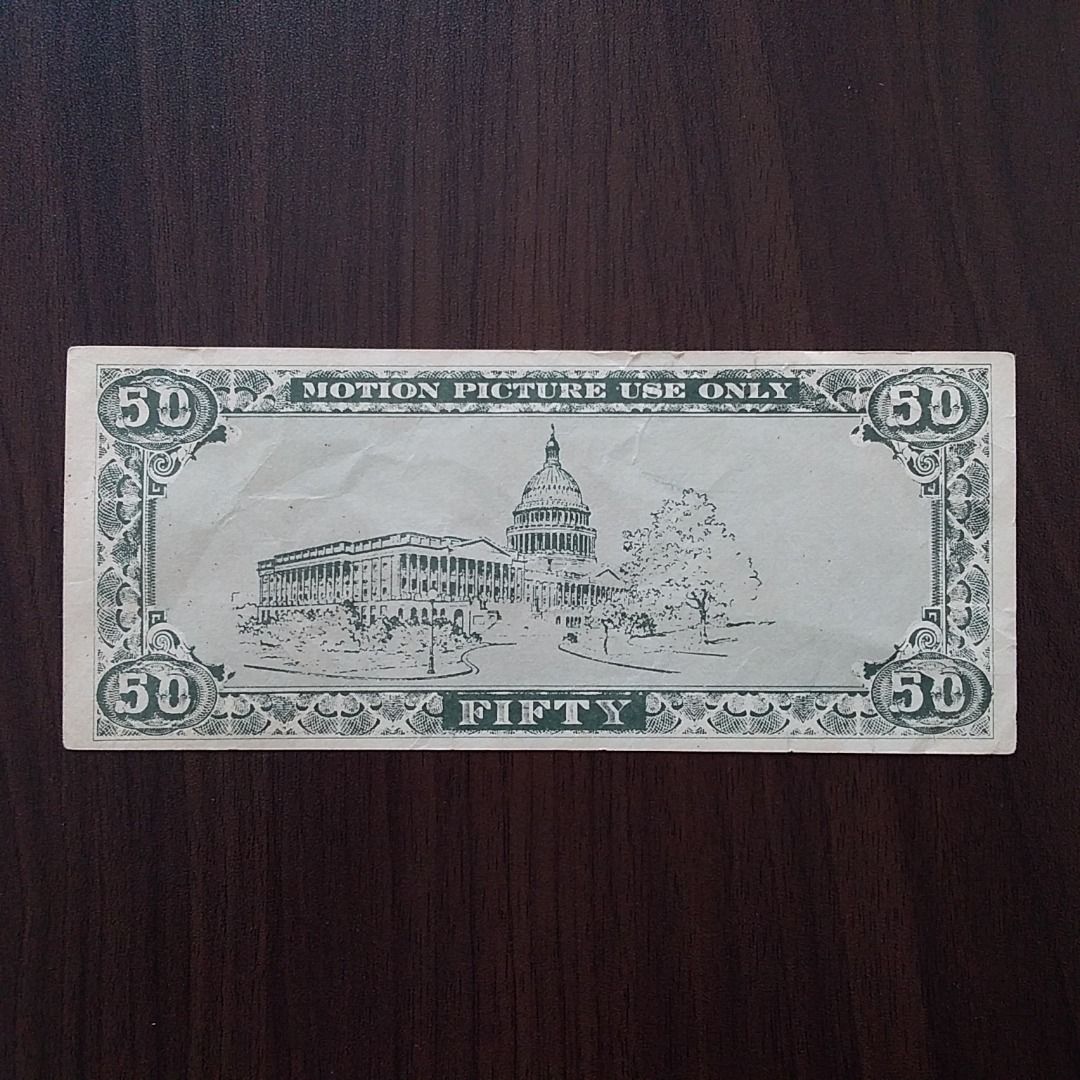Movie Prop Money 50 (1980s) note, Hobbies & Toys, Memorabilia ...