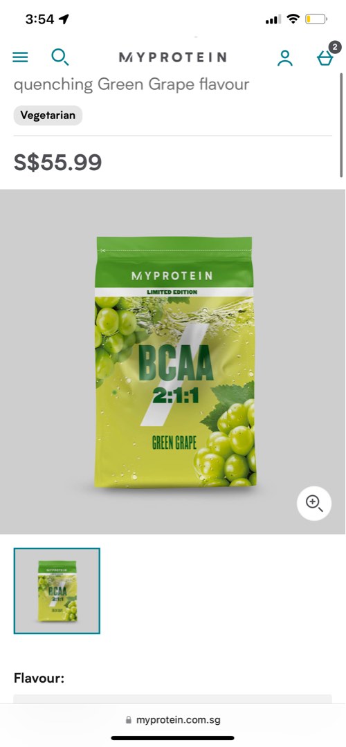 My protein grape BCAA 250g, Health & Nutrition, Health Supplements ...