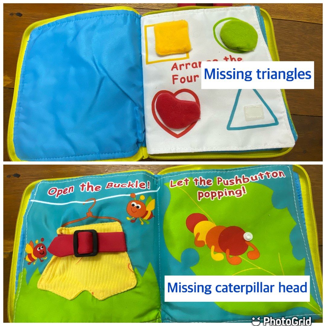 My quiet book/busy book, Babies & Kids, Infant Playtime on Carousell